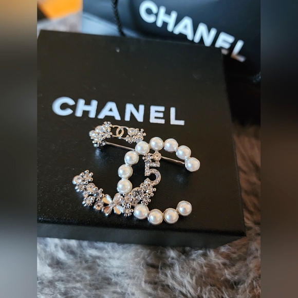 CHANEL | Jewelry | Authentic Chanel Brooch With Bag And Box | Poshmark